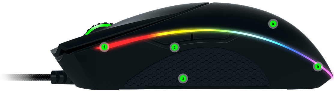 Razer Diamondback Gaming Mouse Enhanced Ambidextrous Mouse