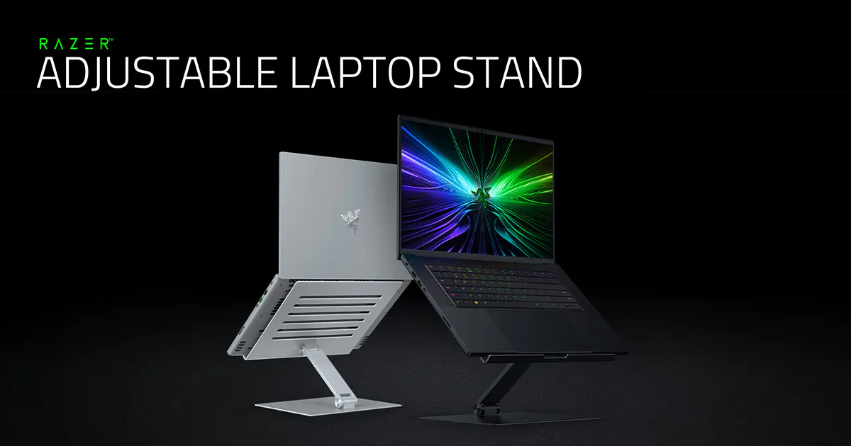 Razer Adjustable Laptop Stand: Ergonomic, Portable Stand | Razer Europe