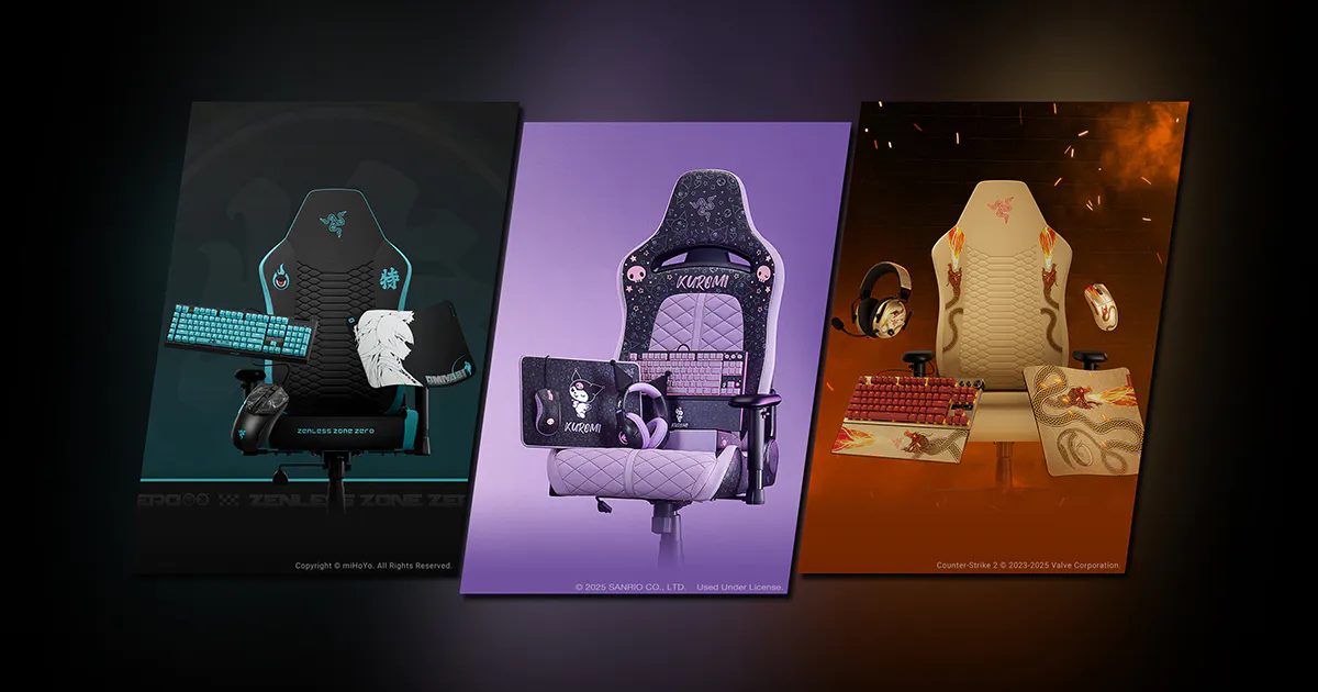 Razer Licensed X’Mas | Kuromi, Pokémon, Minecraft, CS2 Gear | Razer 台灣